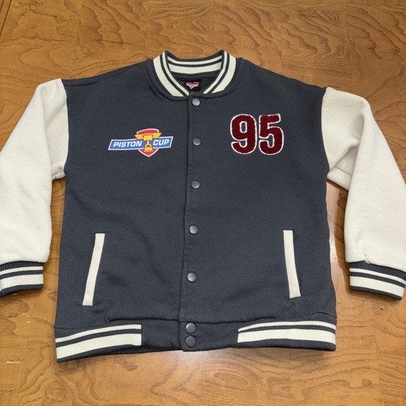 Pixar | Jackets & Coats | Disney Lightning Mcqueen Boys Sz 7 Pixar Cars ...